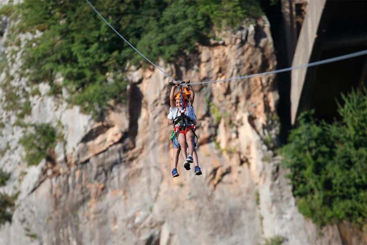Extreme ZipLine Across Canyon Tara - Montenegro Adventure